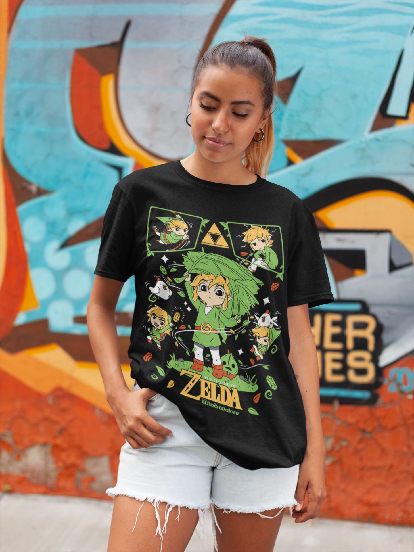Legend of Zelda Link Shirt Zelda Shirt Zelda Gift the Wind Waker Tshirt ...