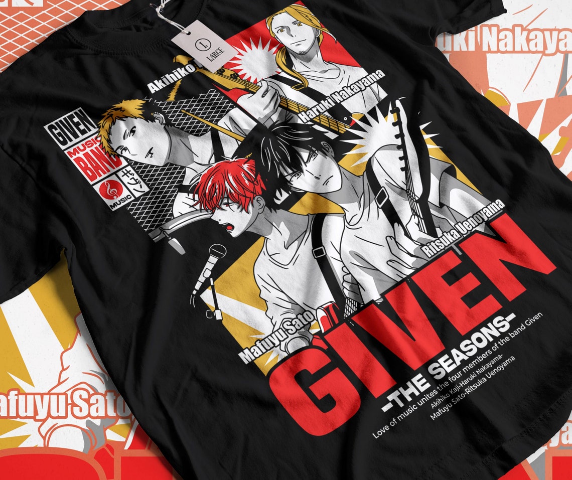 Unisex Given T Shirt, Ritsuka Uenoyama Shirt, Mafuyu Sato Shirt, Given ...