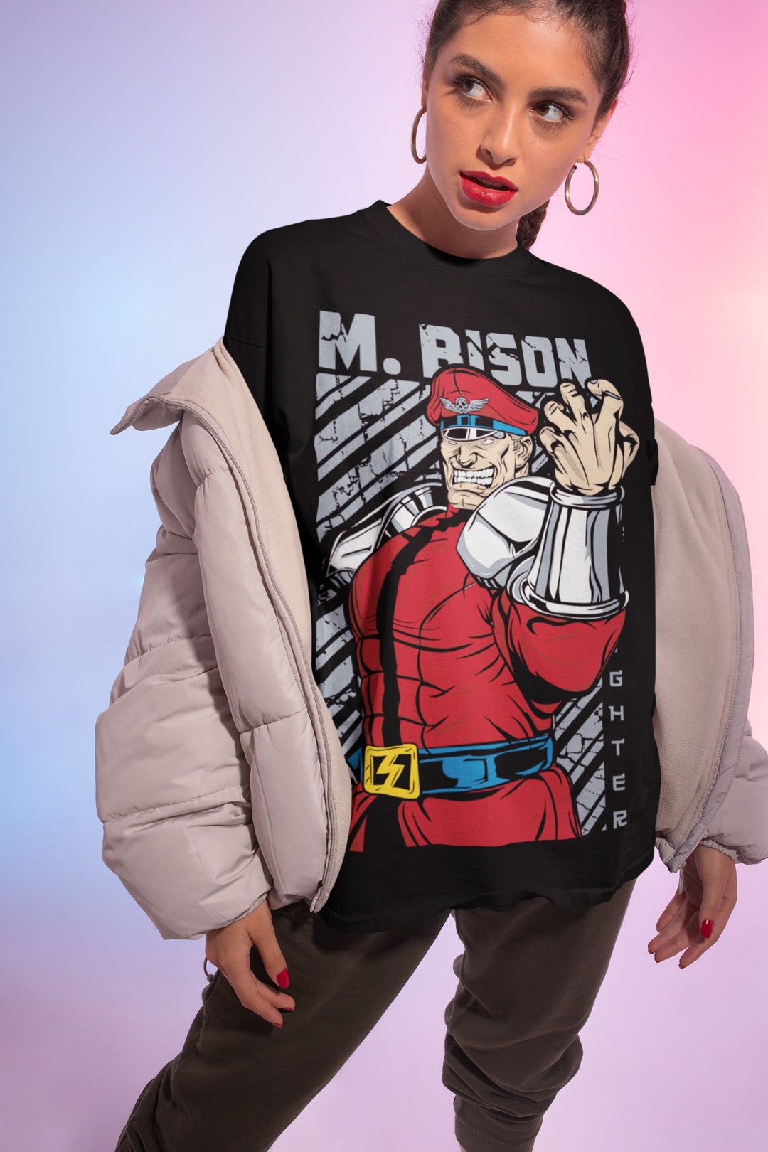 Major Bison Dictator Comic Street Fighting Premium Unisex T-shirt - Etsy