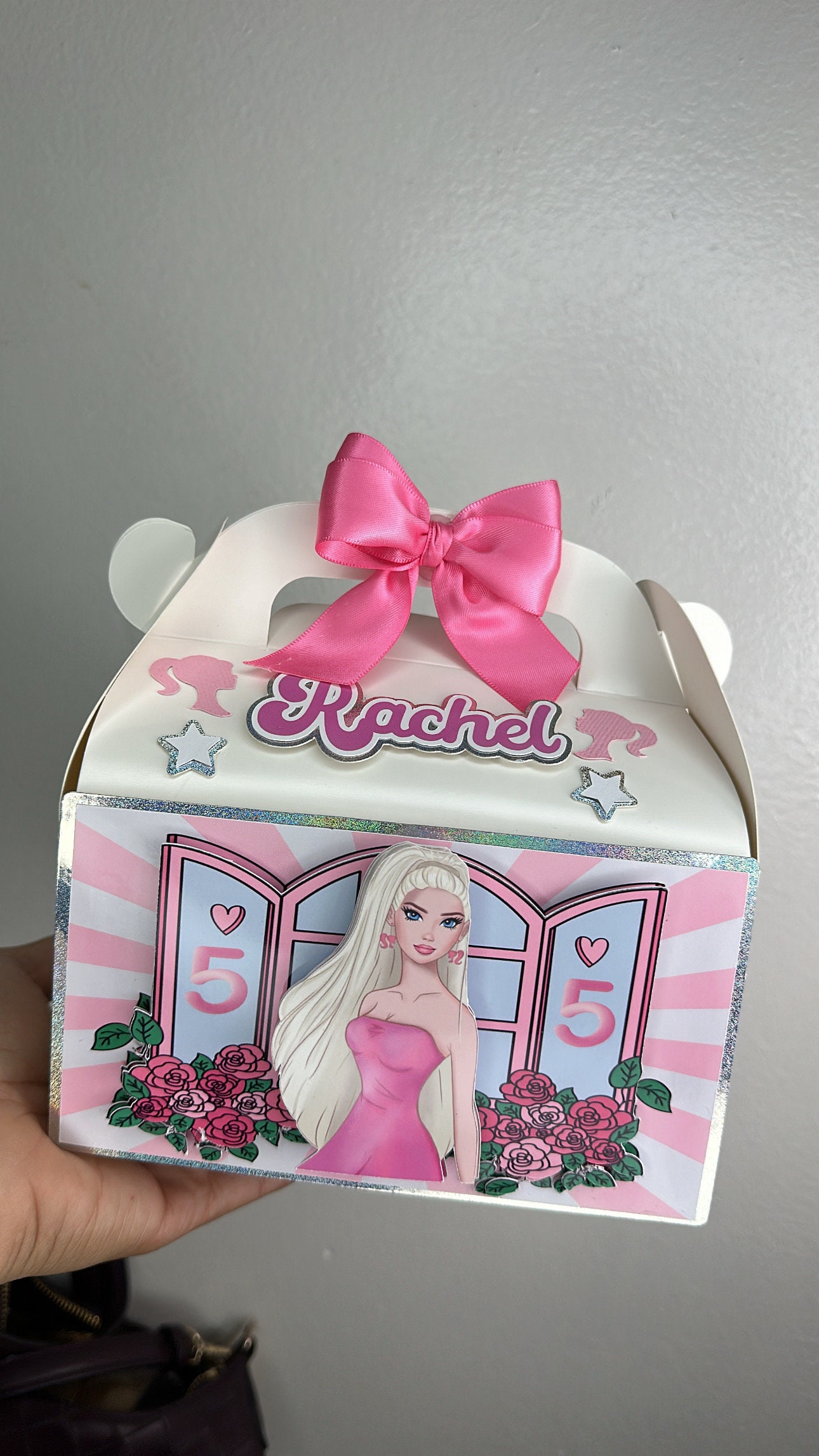 Barbie favor Boxes treats Boxes - Etsy