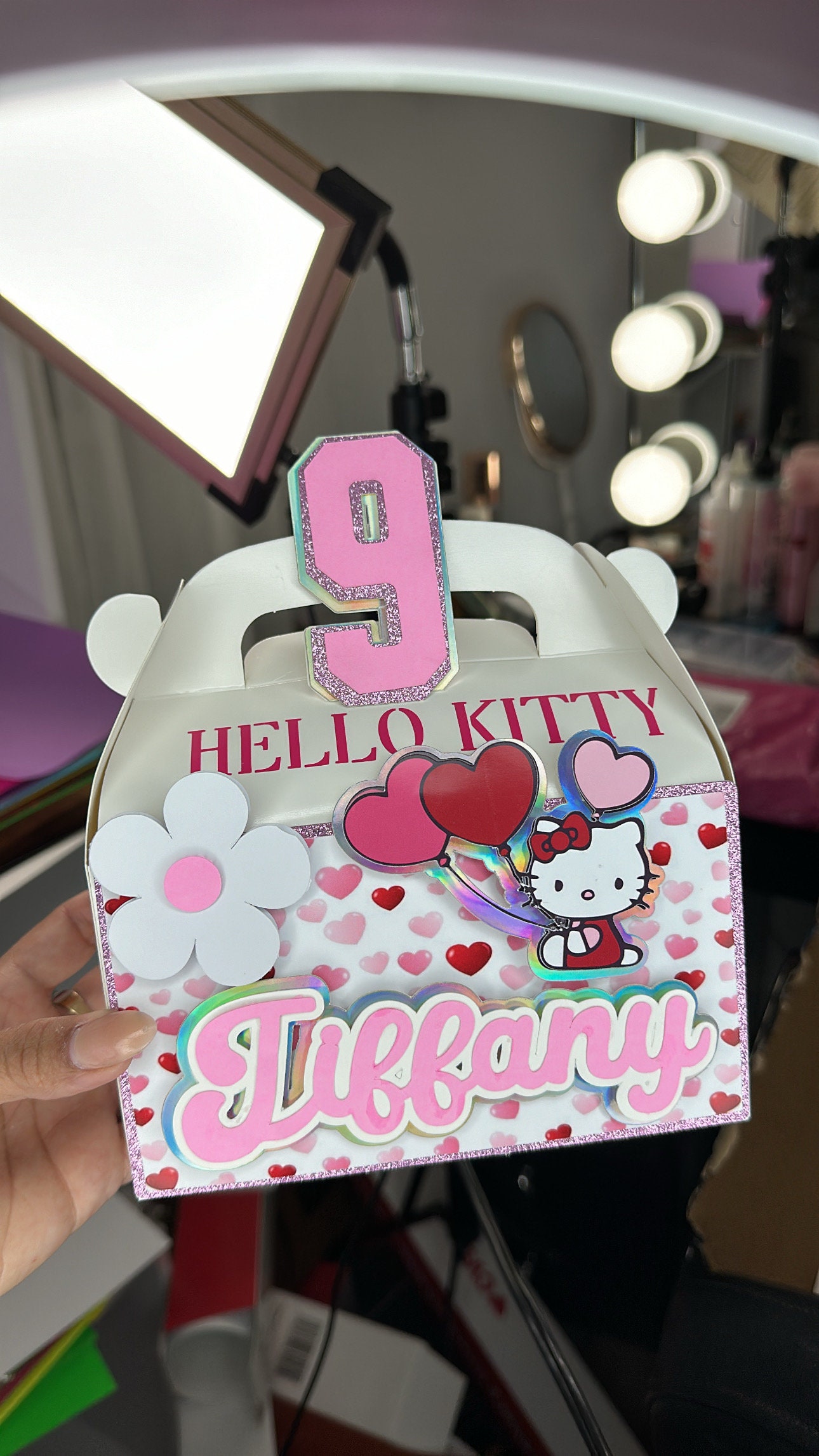 Hello Kitty Favor Box - Etsy