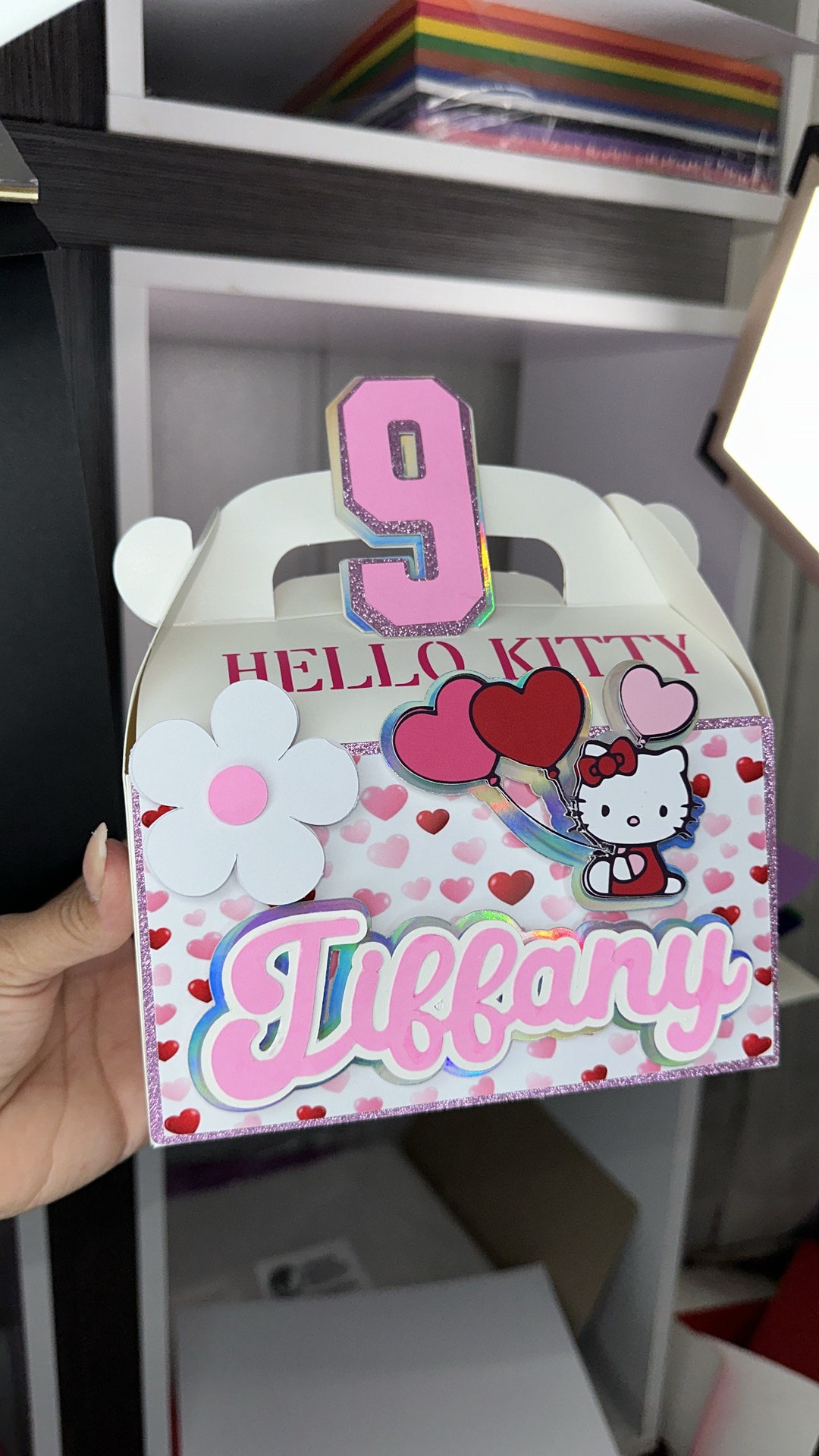 Hello Kitty Favor Box - Etsy