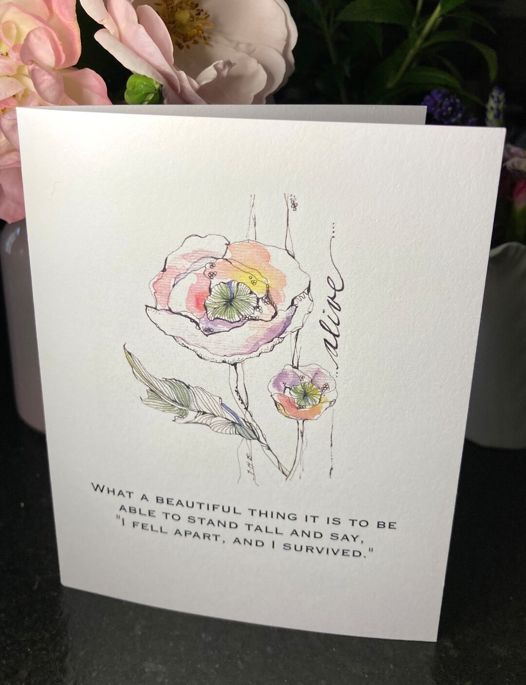 Congratulations or Graduation Card. or for Friend After Chemo, Get Well ...