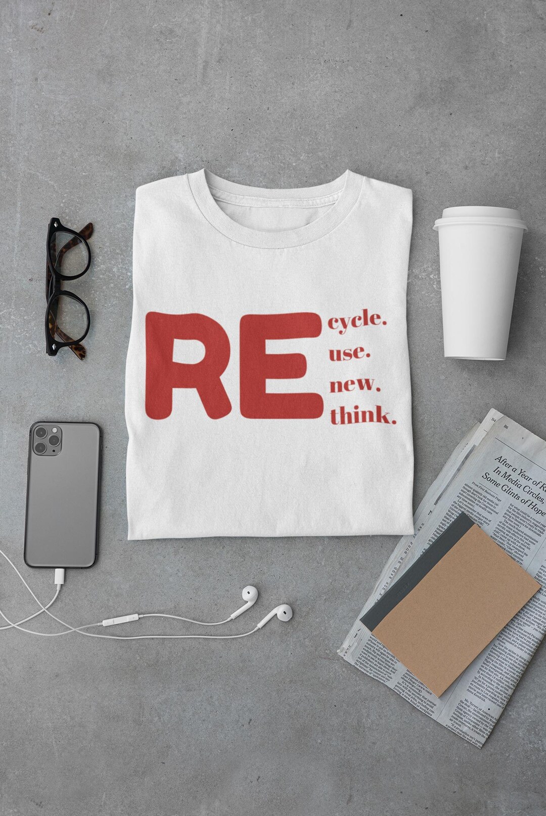 Recycle Renew Reuse Rethink Shirt, Environmental Shirt, Recycle Shirt ...