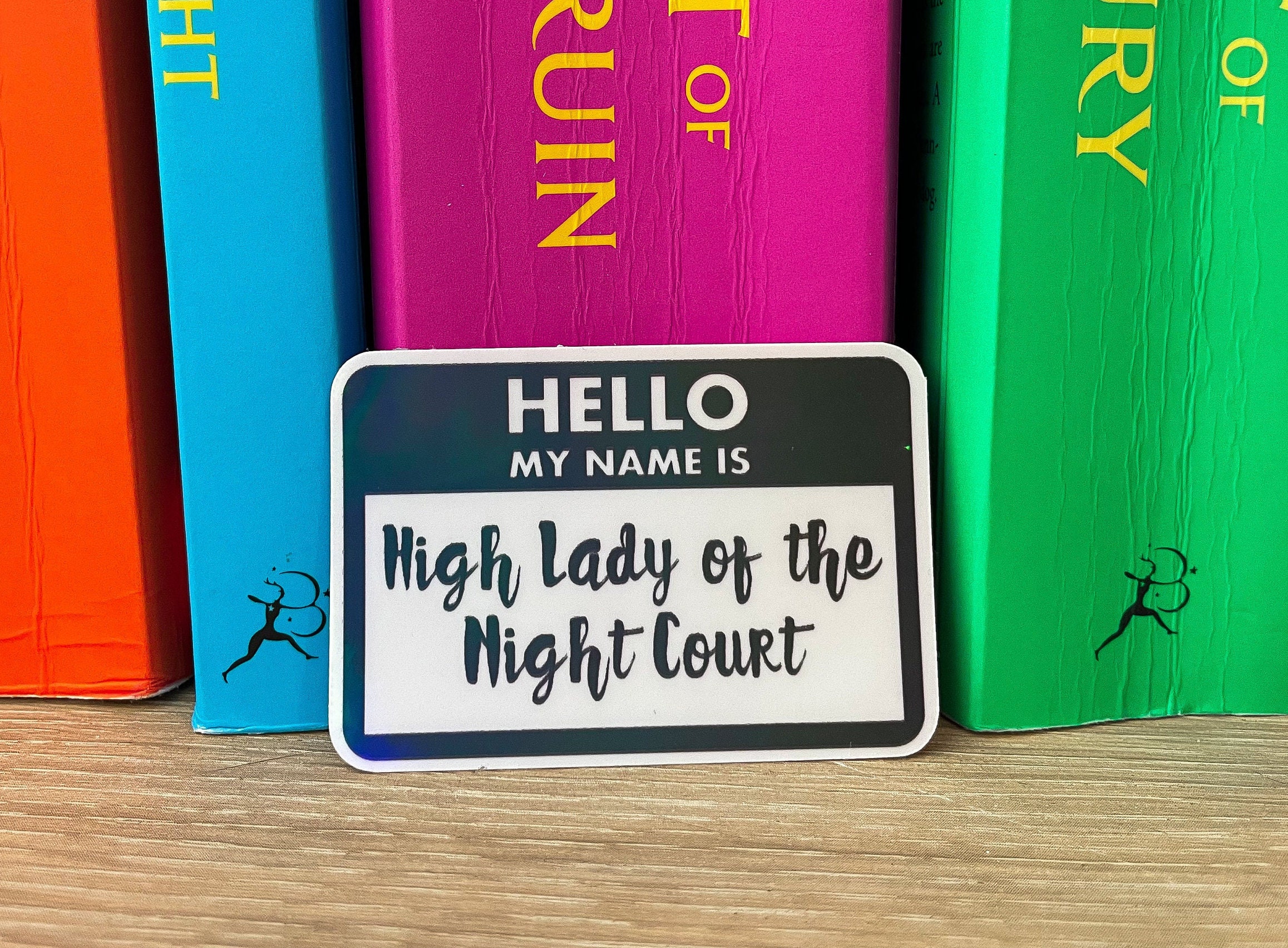 ACOTAR Sticker High Lady of the Night Court Sticker Fantasy Sticker ...