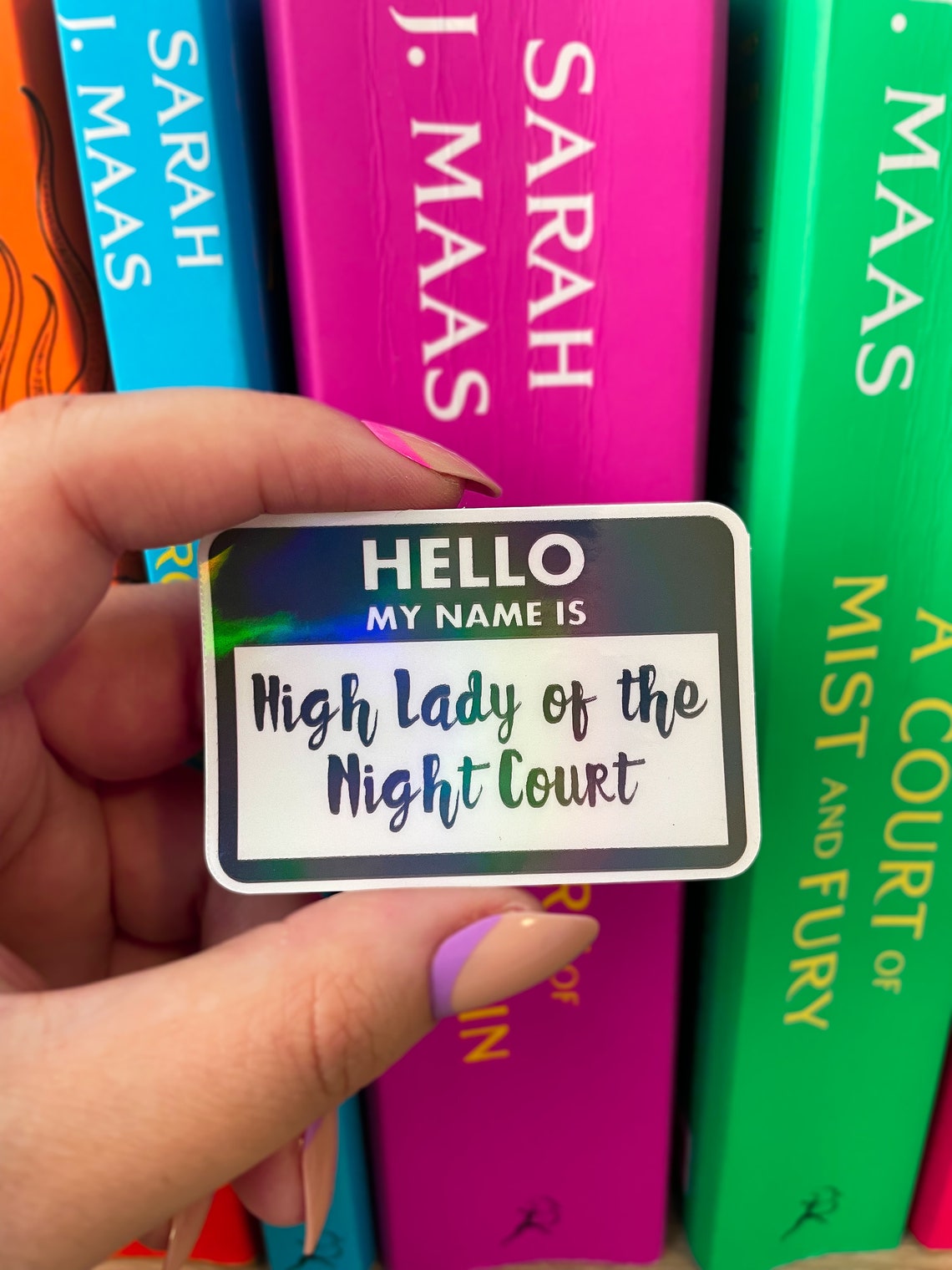 ACOTAR Sticker High Lady of the Night Court Sticker Fantasy Sticker ...