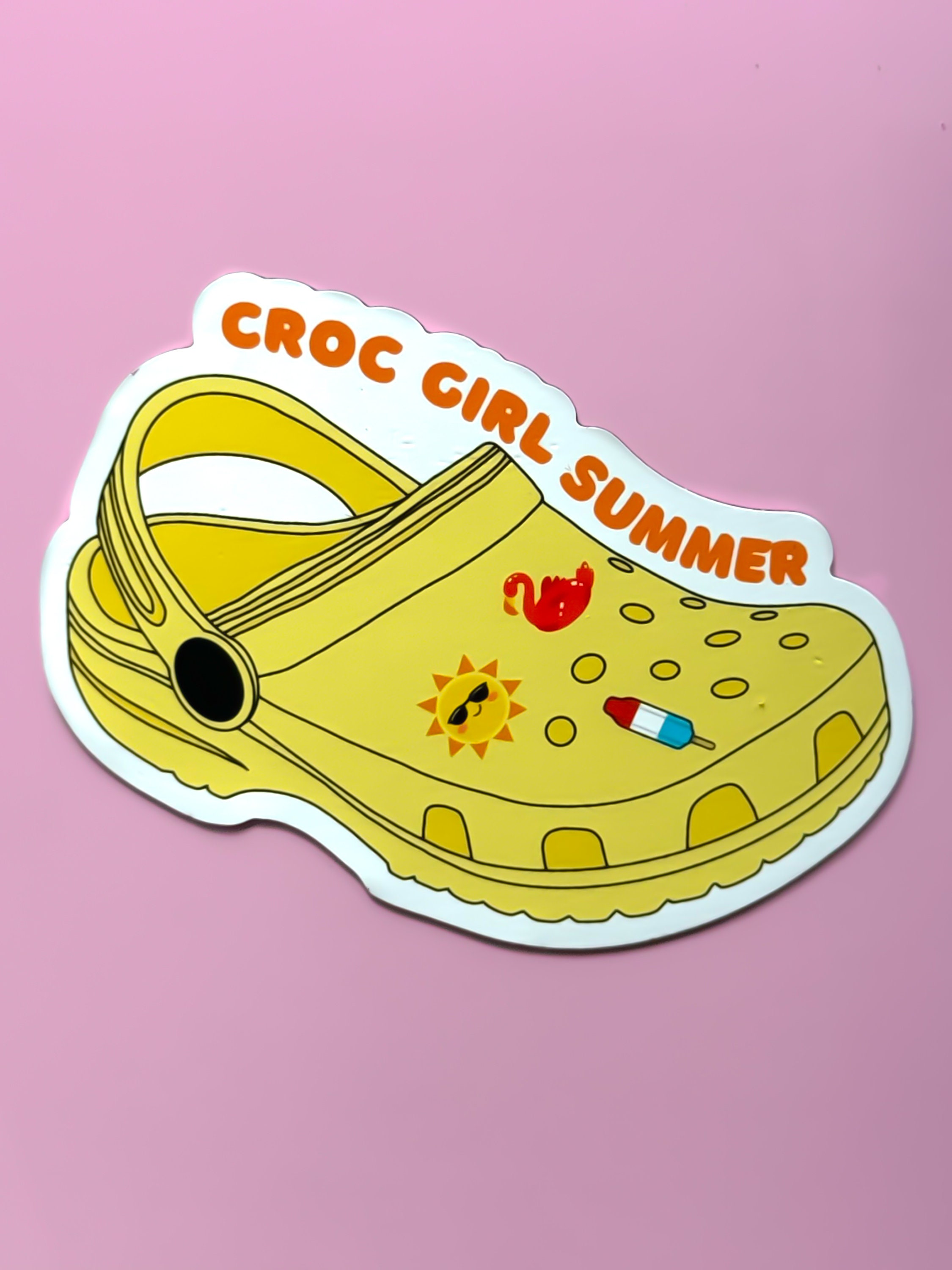 Croc Girl Summer Magnet Gift Magnet Fridge Magnet Car Magnet Locker ...
