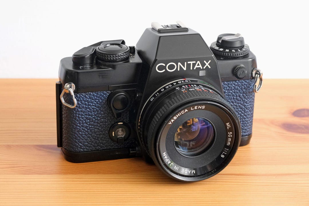 Contax 139 Quartz Film Camera & 50mm F/1.9 Lens - Etsy