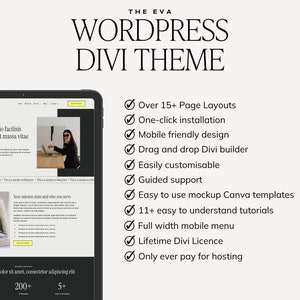Website Template for Divi Theme & Wordpress | Wordpress Divi Theme | Wordpress Website ...