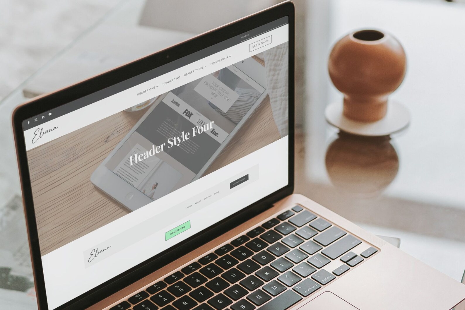 Divi Theme Header Layout Templates | Divi Theme Full Width Mobile Menu ...