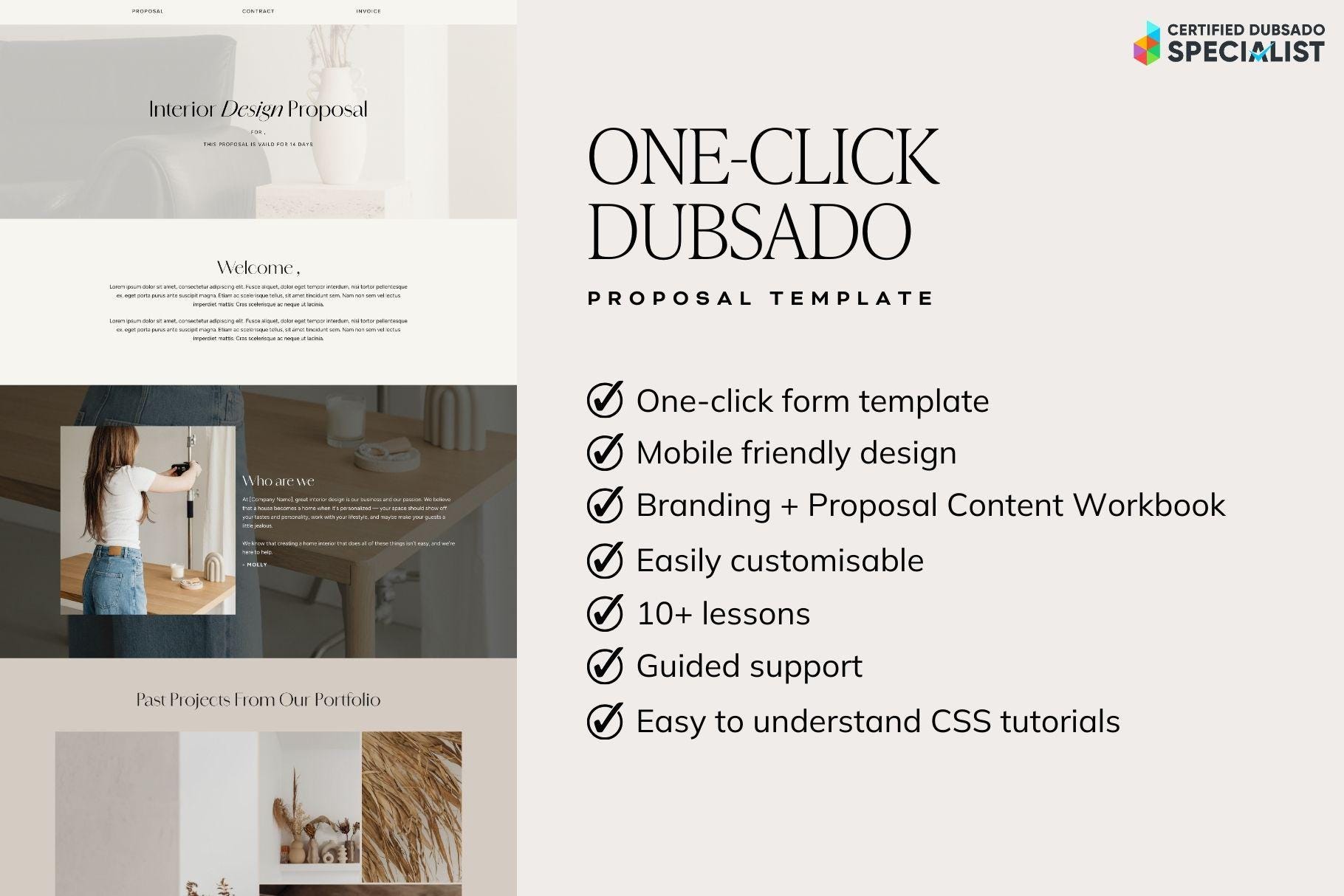 Interior Designer Dubsado Proposal Template | Dubsado Forms | Dubsado ...