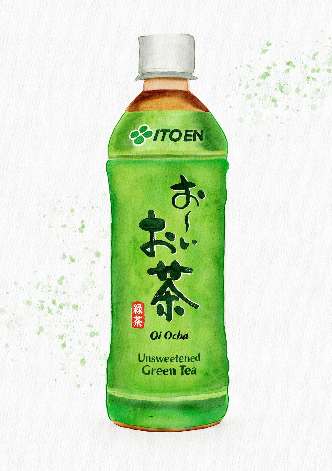 Oi Ocha Watercolor Print - Etsy