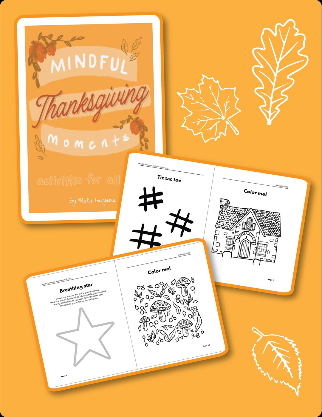 Mindful Moments: Activity for All Ages Thanksgiving - Etsy