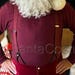 Deluxe Button Braces in Ruby Red - Etsy