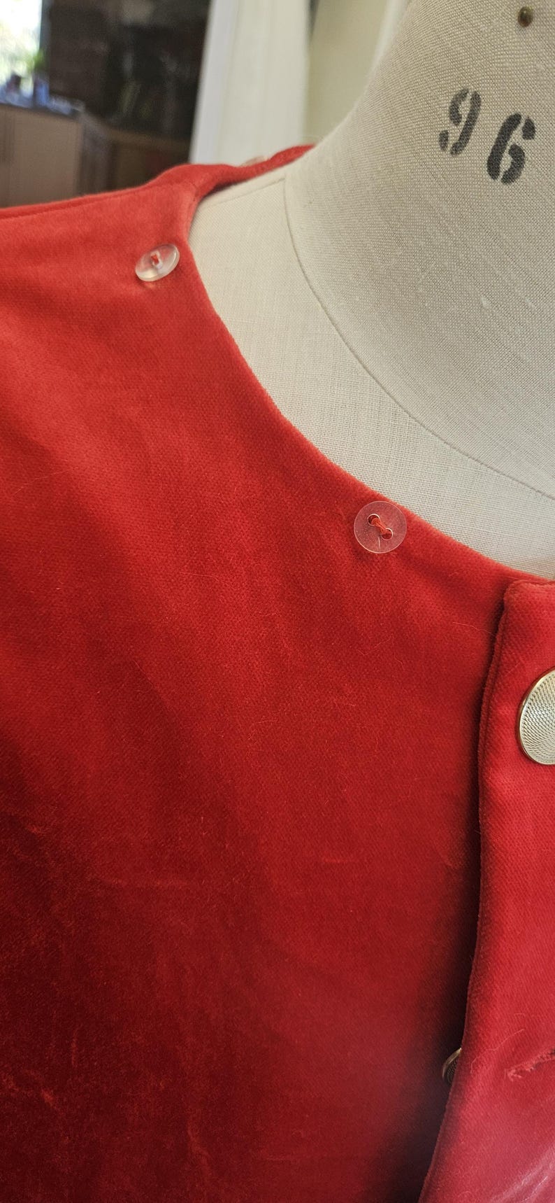 Coco-cola Style Santa Jacket in Deluxe Christmas Red Velvet Santa ...