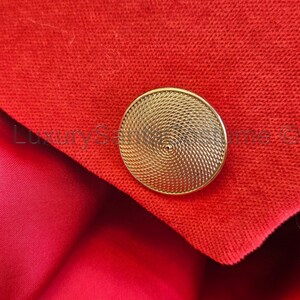 Coco-cola Style Santa Jacket in Christmas Red Velvet and Fur Trim - Etsy