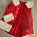 Coco-cola Style Santa Jacket in Christmas Red Velvet and Fur Trim - Etsy