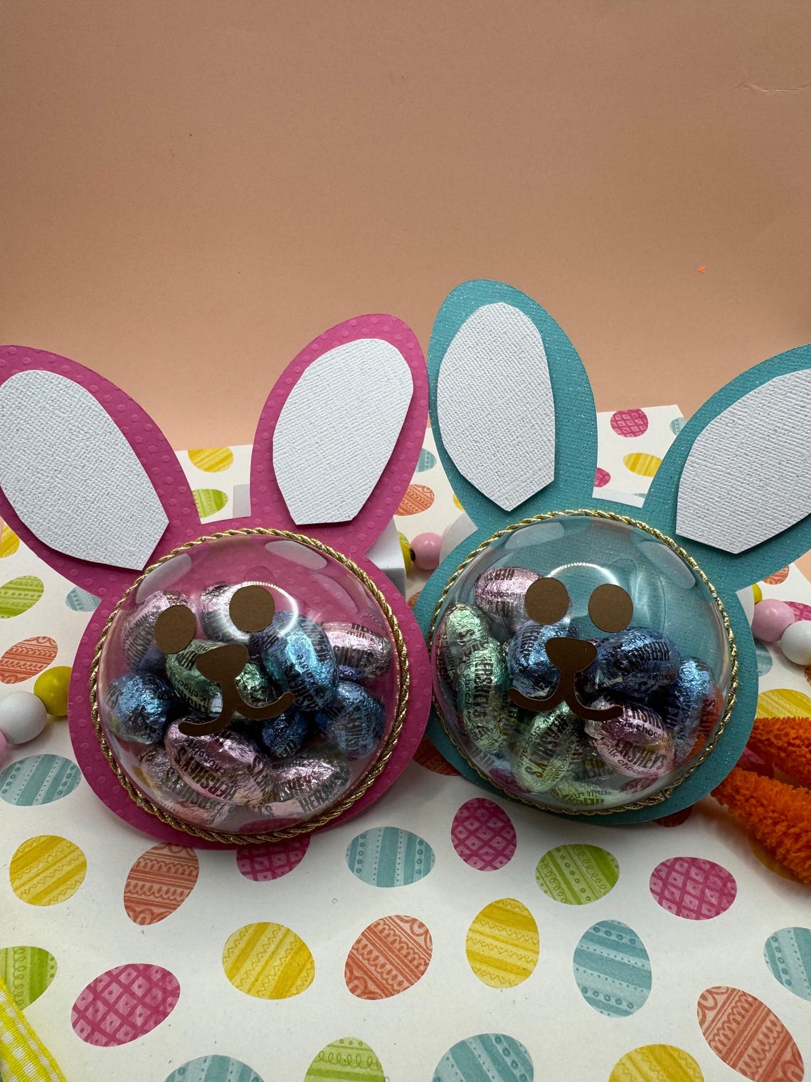 Easter Bunny Candy Holder Easter Rabbit Face Chocolate Holder Easter ...