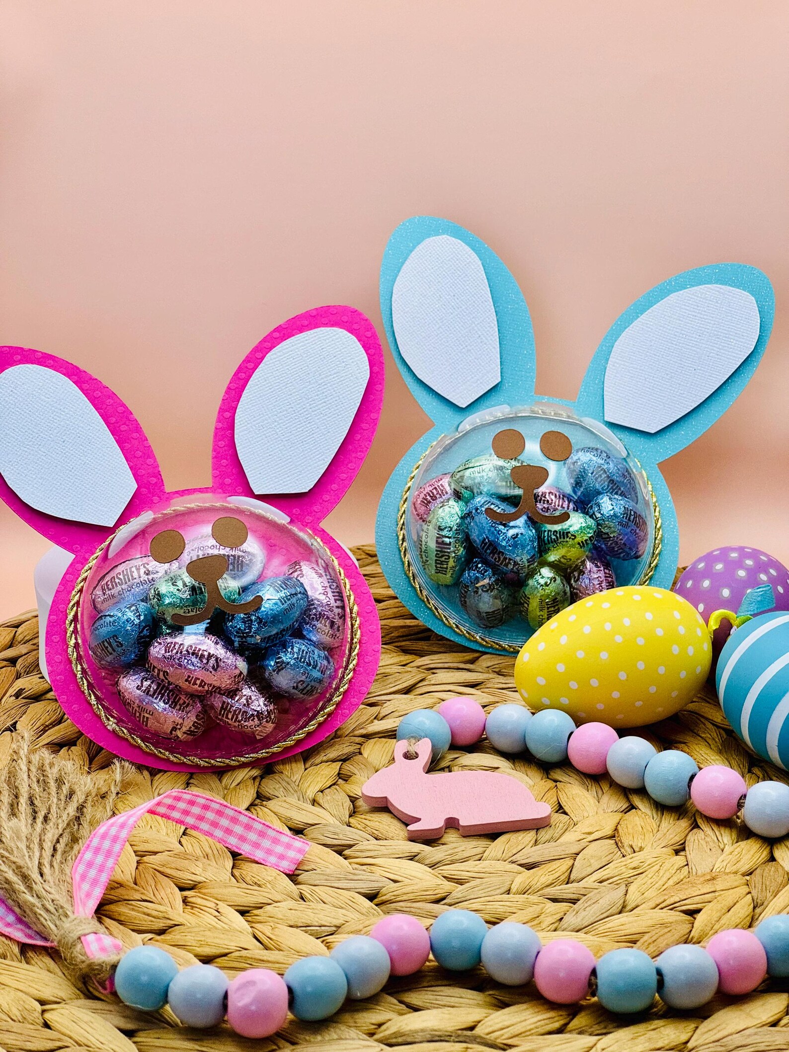 Easter Bunny Candy Holder Easter Rabbit Face Chocolate Holder Easter ...