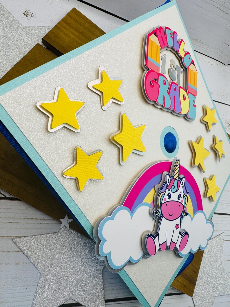 Graduation Cap Topper Kindergarden Graduation Personalized Grad Cap ...