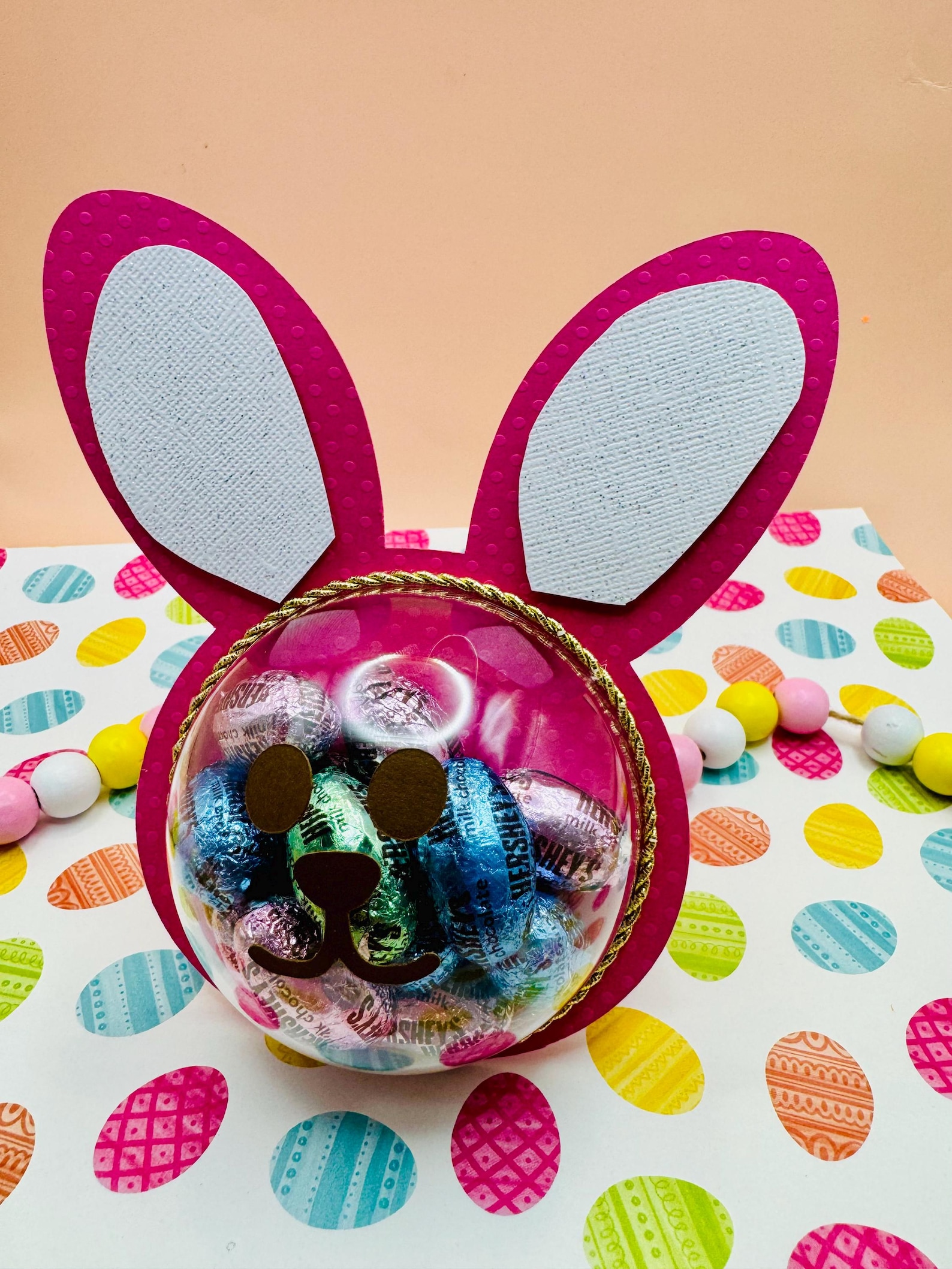 Easter Bunny Candy Holder Easter Rabbit Face Chocolate Holder Easter ...