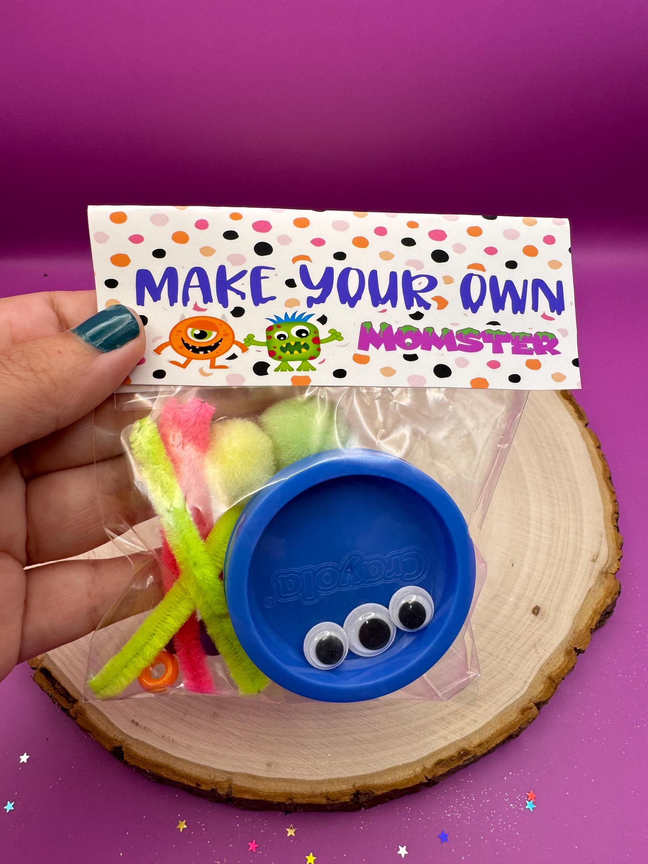 Halloween Monster Craft Kit: Modeling Clay, Googly Eyes & Pom-poms - Etsy