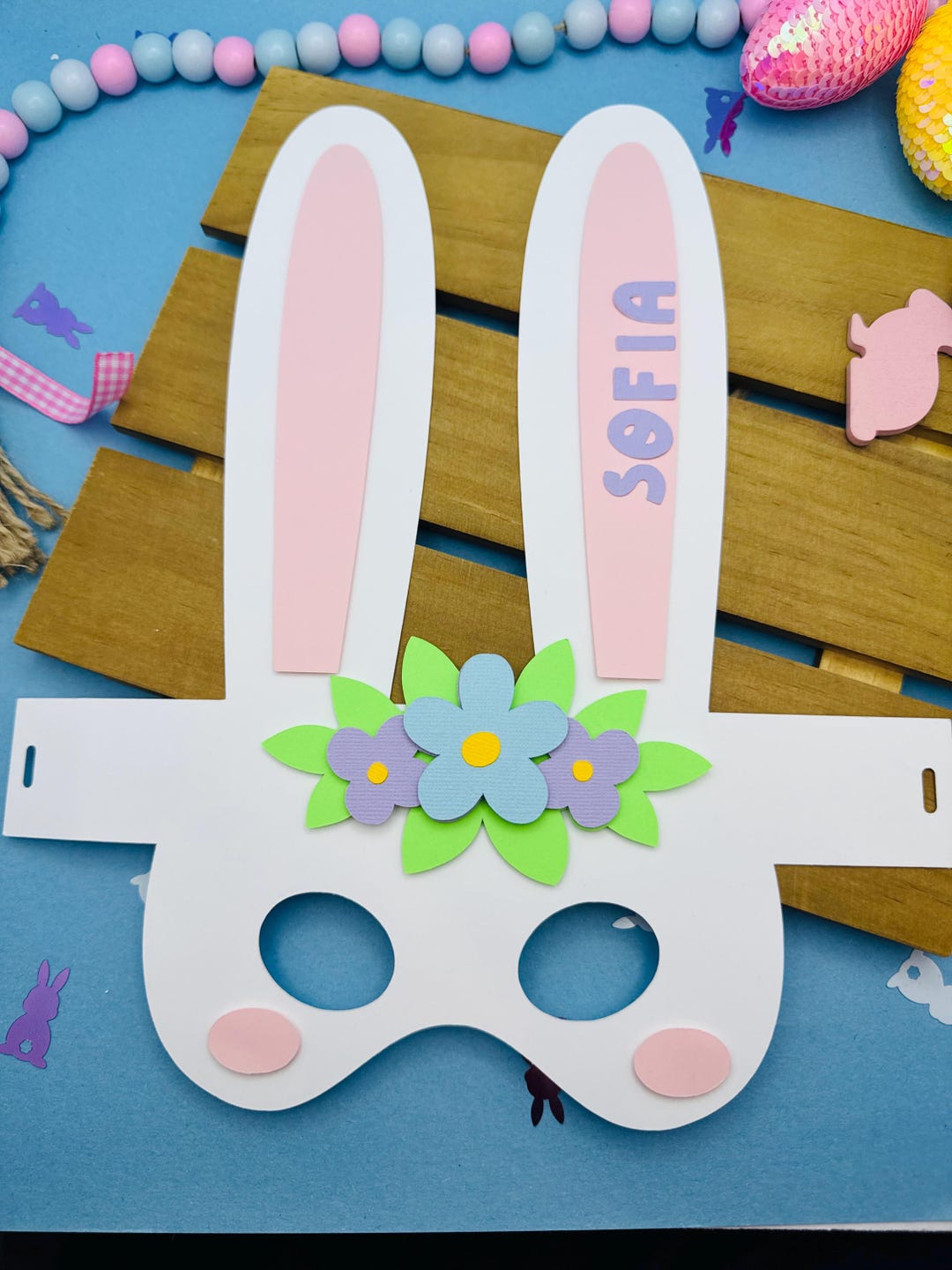 DIY Easter Bunny Mask Craft Kit: Kids Spring Party Activity - Etsy