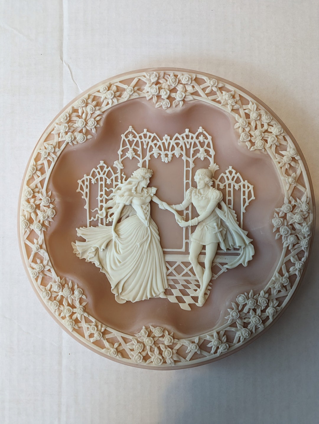 Vintage 1989 Shakespearean Lovers "hamlet & Ophelia" Collectors Plate ...