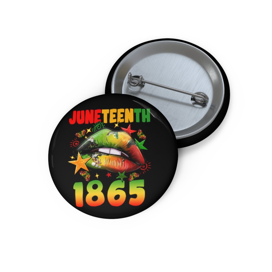 Juneteenth Pin Buttons, Black Queen - Etsy