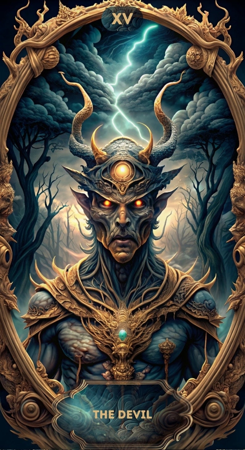 Digital Tarot Deck Card , Complete Tarot With 78 Cards , Printable ...