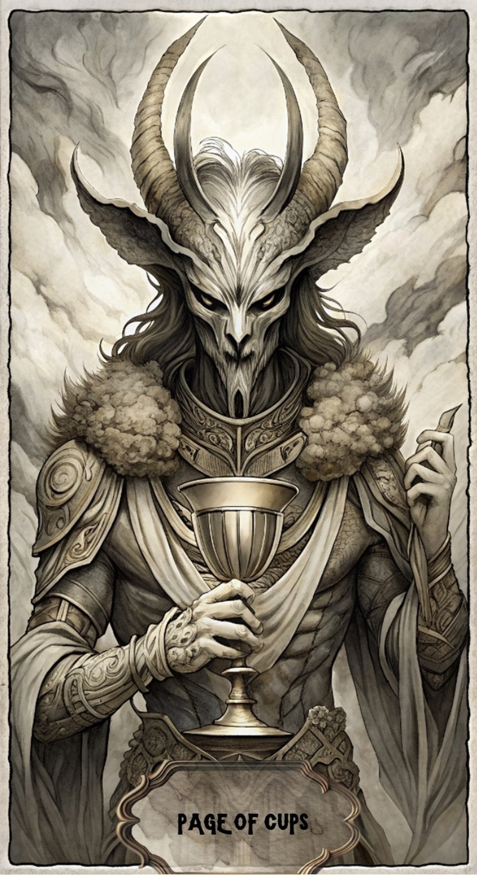 Oracle Deck Card , Printable Complete Tarot With 78 Cards , Demons ...