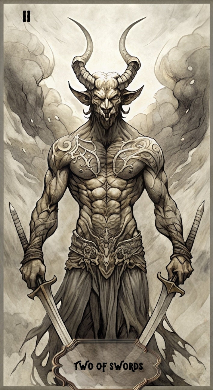 Digital Tarot Deck Card , Printable Complete Tarot With 78 Cards ...