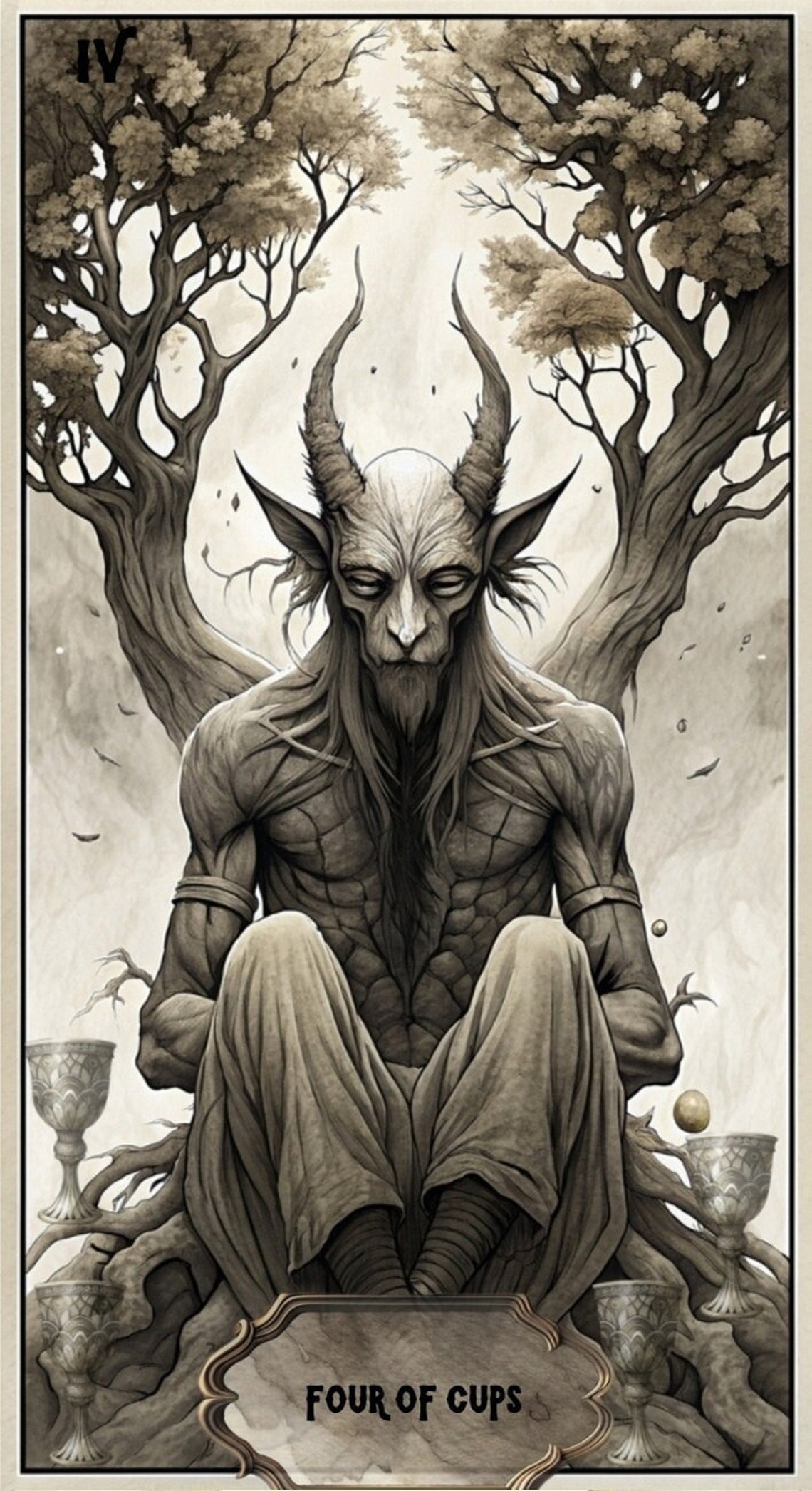 Digital Tarot Deck Card , Printable Complete Tarot With 78 Cards ...