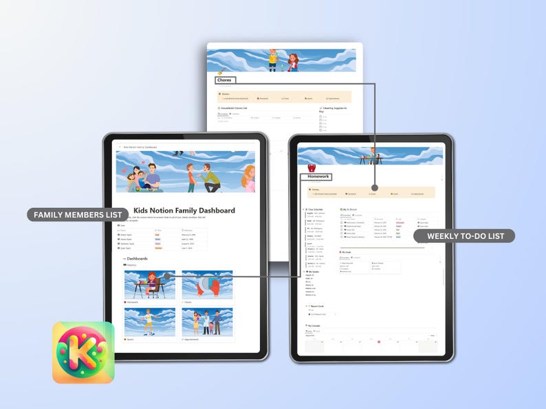 Mom Template Ultimate Family Planner All in One Notion for Family ...