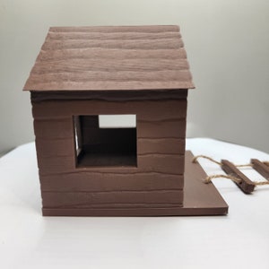 3D Printed Tree House With Rope Ladder - Etsy
