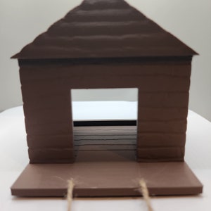 3D Printed Tree House With Rope Ladder - Etsy