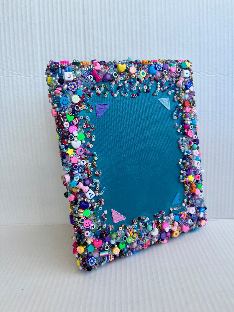 Colorful Bead Picture Frame - Etsy