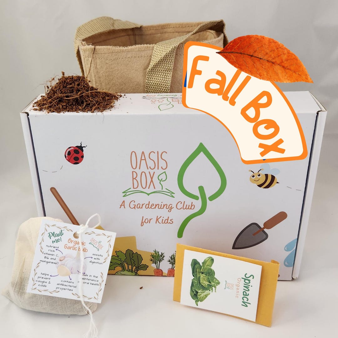 Stem Project Fall Oasis Box Kids Gardening Kit Grow, Learn, and Play ...