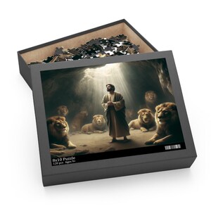 Daniel in the Lions Den Puzzle 120, 252, 500-piece - Etsy