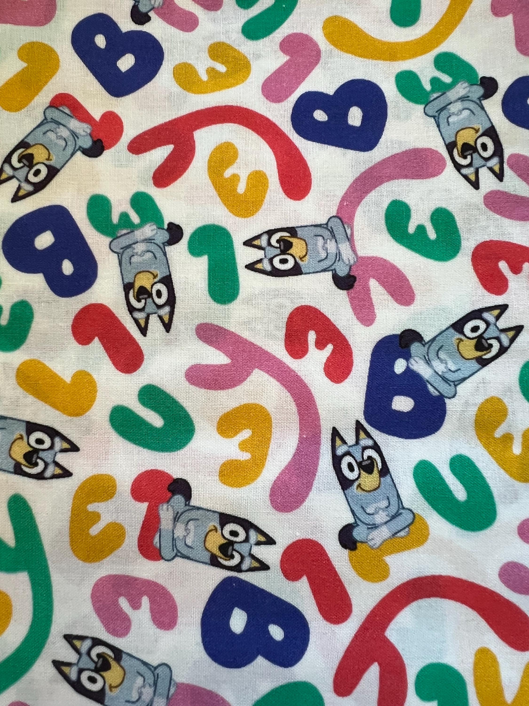 Bluey Cotton Fabric by Yard – Licensed Character Quilting Kids – Bluey ...