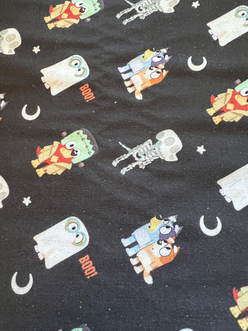 Bluey Cotton Fabric by Yard – Licensed Character Quilting Kids – Bluey ...