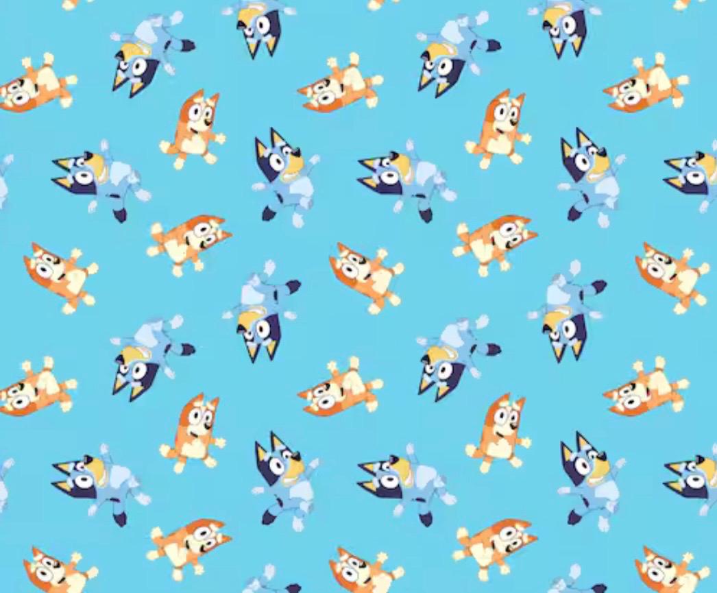 Bluey Cotton Fabric by Yard – Licensed Character Quilting Kids – Bluey ...
