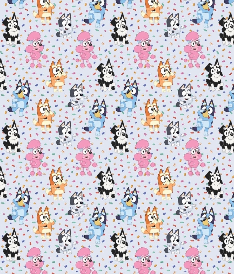 Bluey Fabric Collection - Etsy