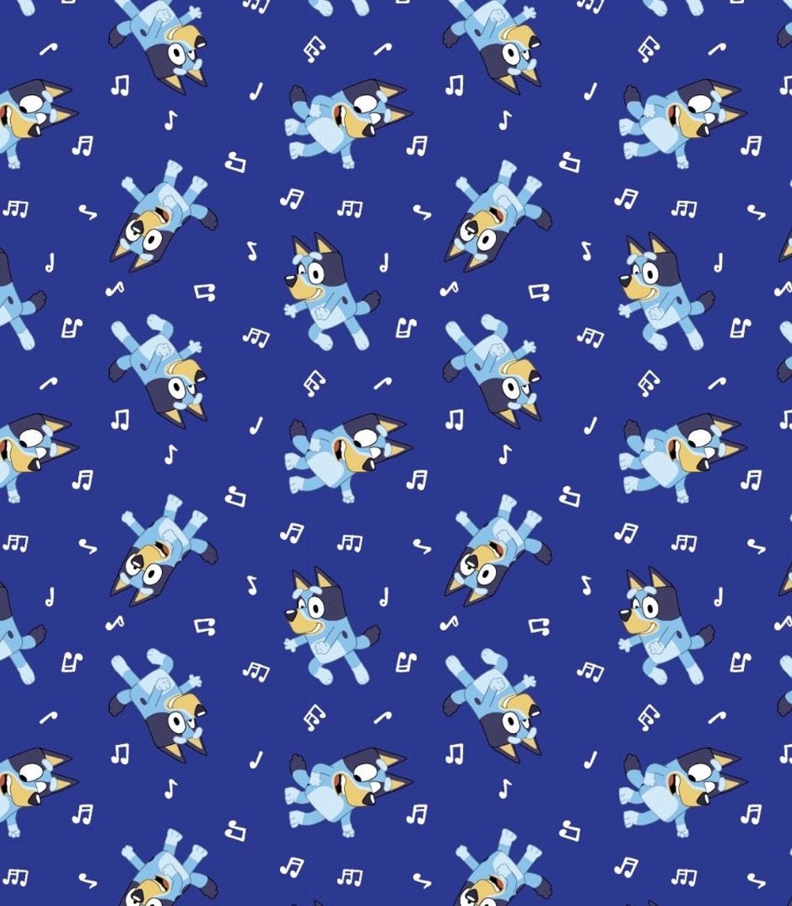 Bluey Cotton Fabric by Yard – Licensed Character Quilting Kids – Bluey ...