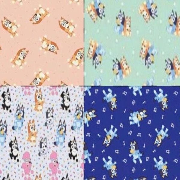 Bluey Fleece Fabric - Etsy