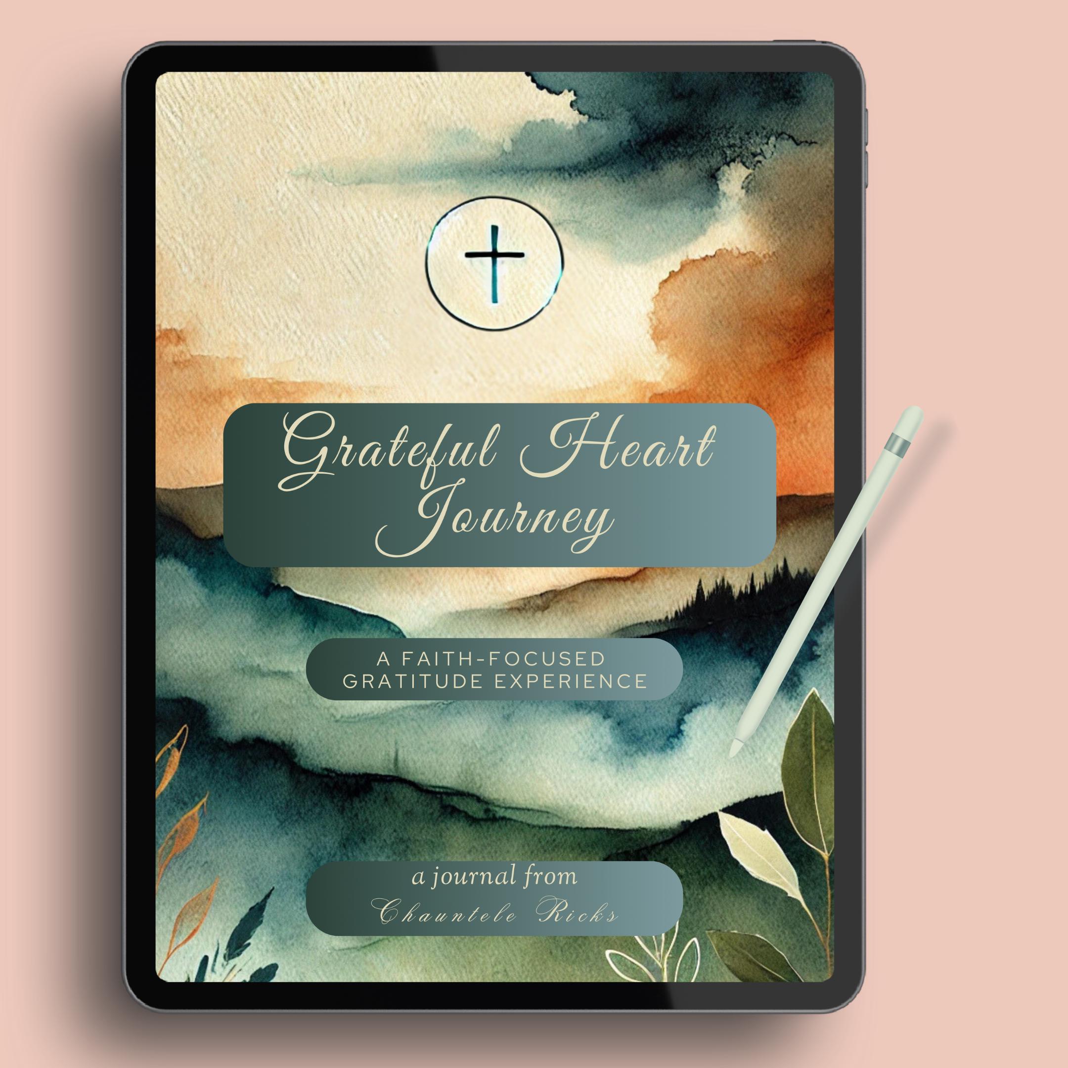 Grateful Heart Journey Journal, Faith-based Prompt Prayer Journal ...