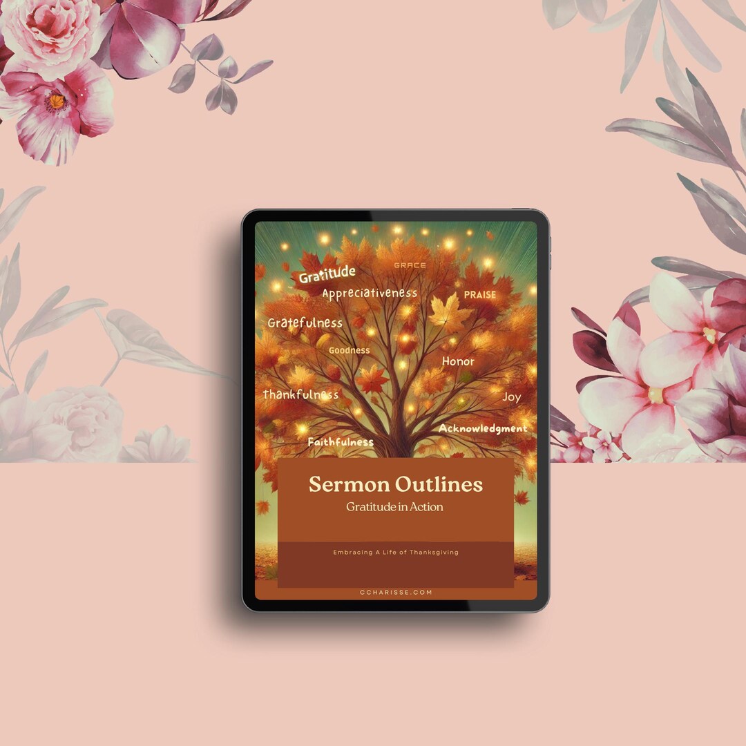 Gratitude Series Sermon & Bible Study Outlines, Sunday School Lessons ...