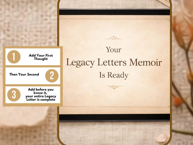Living Memoir Kit for Child – Letters to You, Recipe & Life Lessons ...