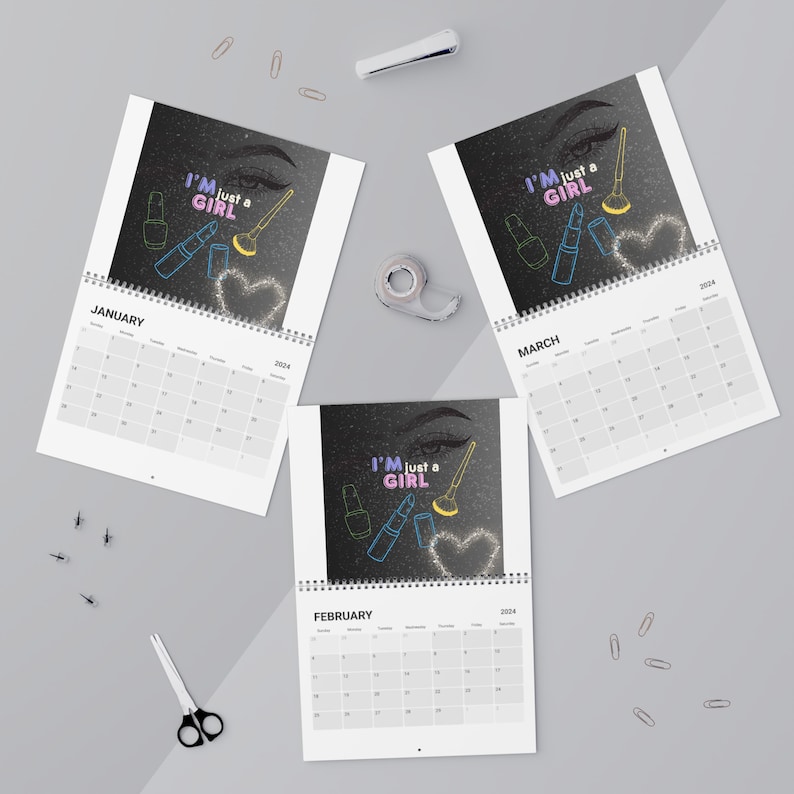 Im Just A Girl Calendar 2024 - Etsy