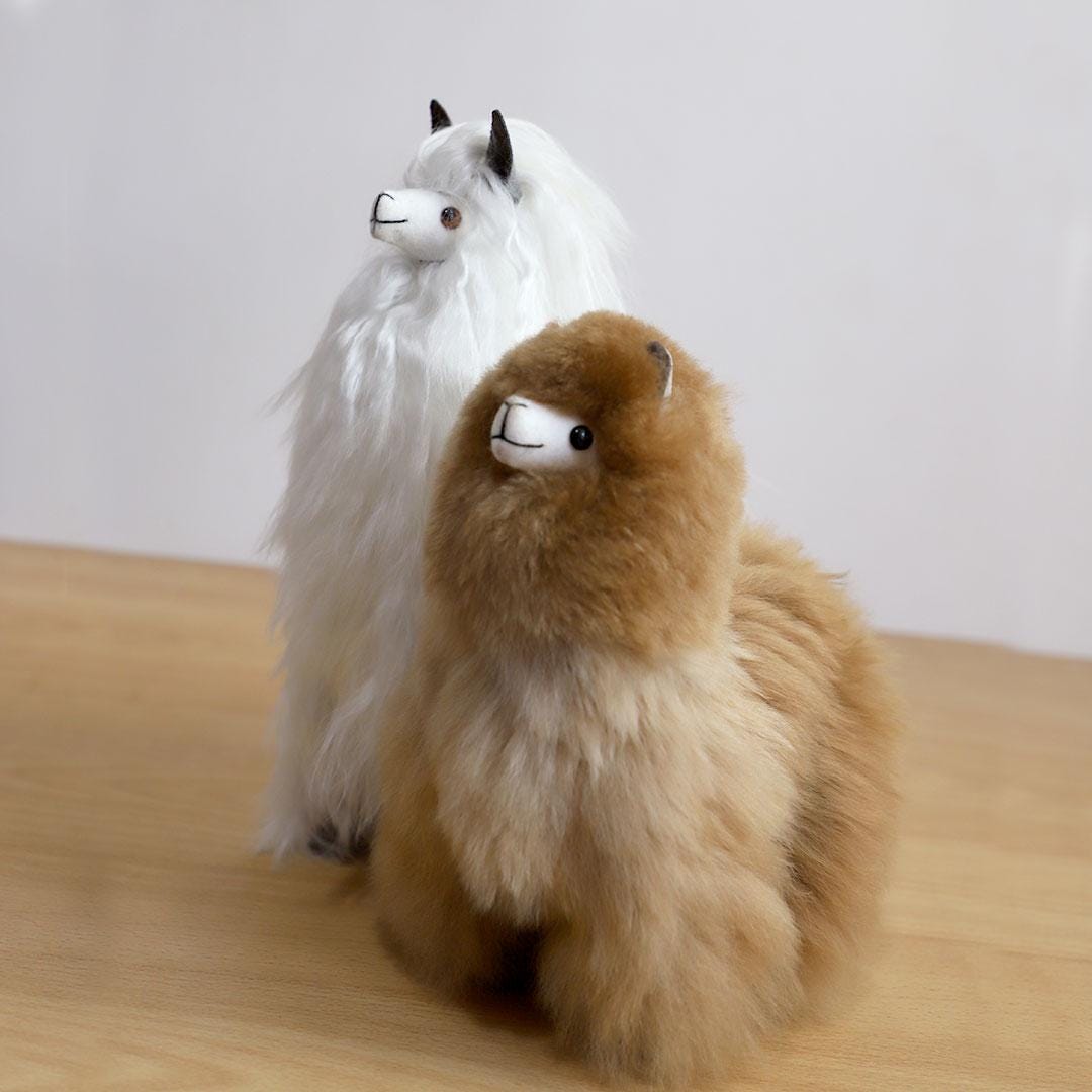 Handmade Brown Baby Alpaca Plush – Ultra Soft Fur Toy - Etsy